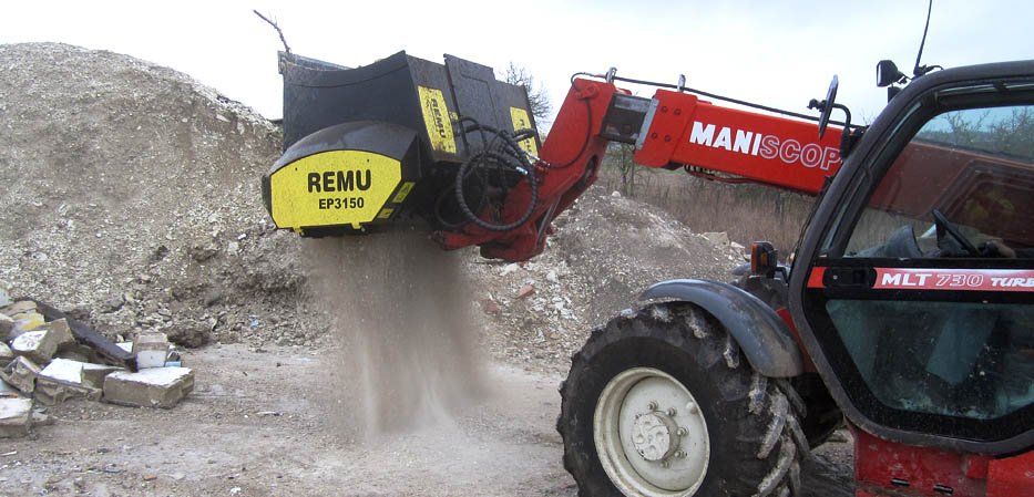 Godet cribleur REMU - RDS France, spécialiste du matériel TP